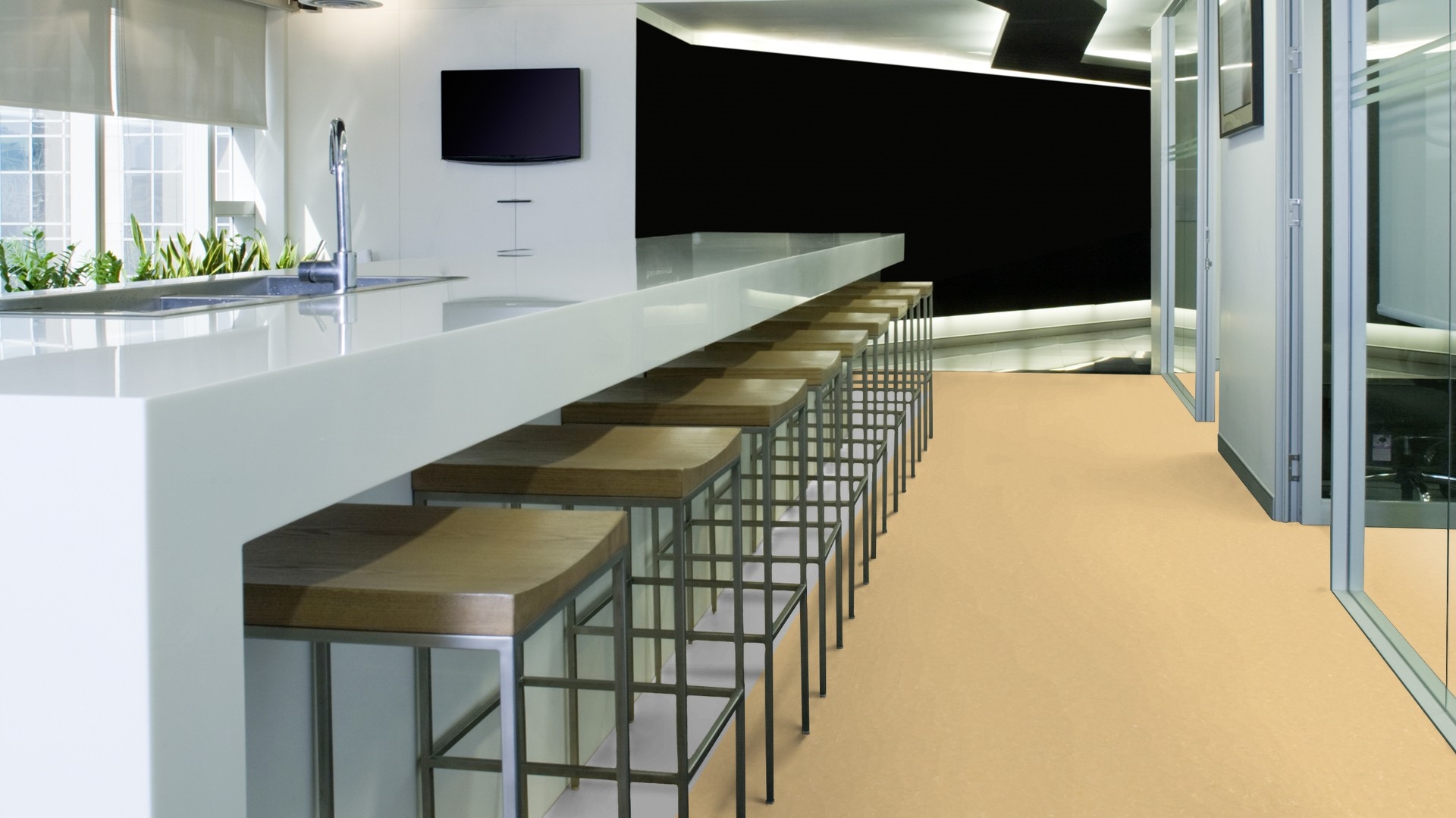 Linoleum Gulv Tarkett Originale XF2 2,5 mm. Farve 402 Foam